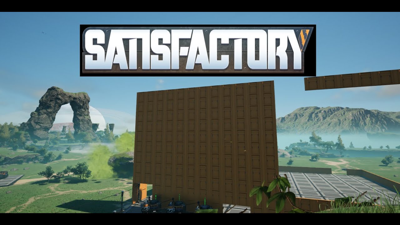 A #satisfactory Foundation | Lets Play | S1E3 - YouTube