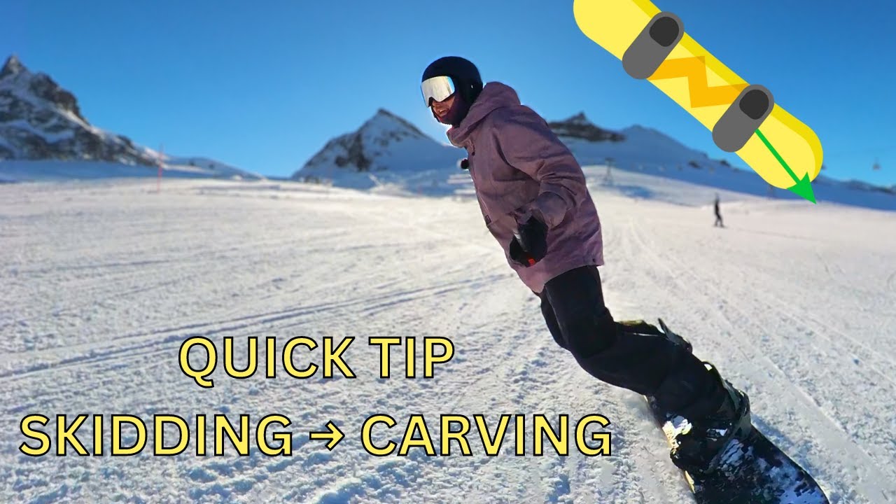 Skidding to Carving in ONE RUN - YouTube