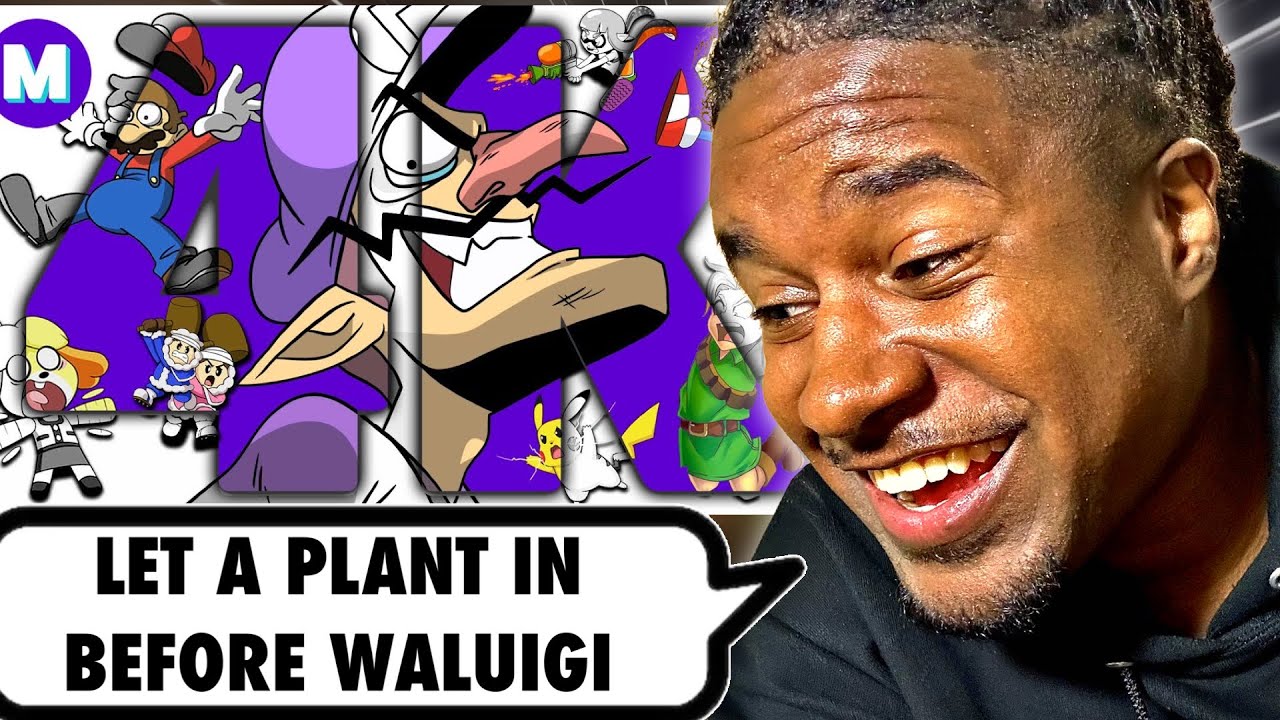 ToonGod reacts to Waluigi vs Smash ft. New Characters! (Mashed x Kevin ...