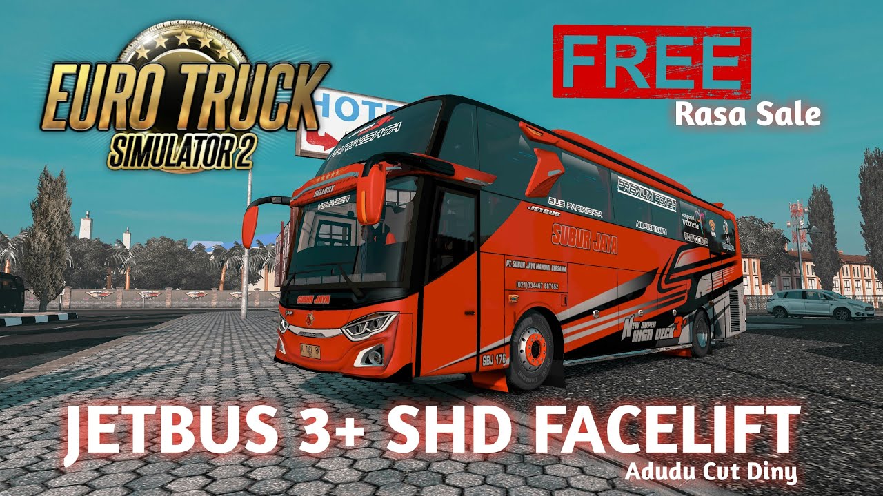 MOD JETBUS 3+ SHD Scania K360 FACELIFT || ADUDU CVT DINY || ETS2 ...