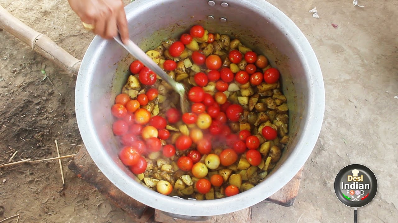 Indian wedding food preparation | wedding food | marriage food - YouTube