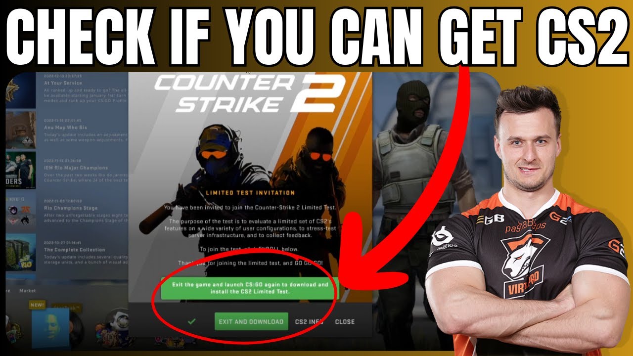 How to Play CS2 Beta - How to know if I can Play Counter-Strike 2 #cs2 ...