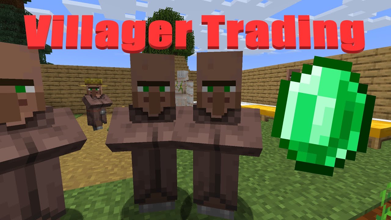 Villager Trading! | Minecraft S1 F02 | Multiplayer - YouTube
