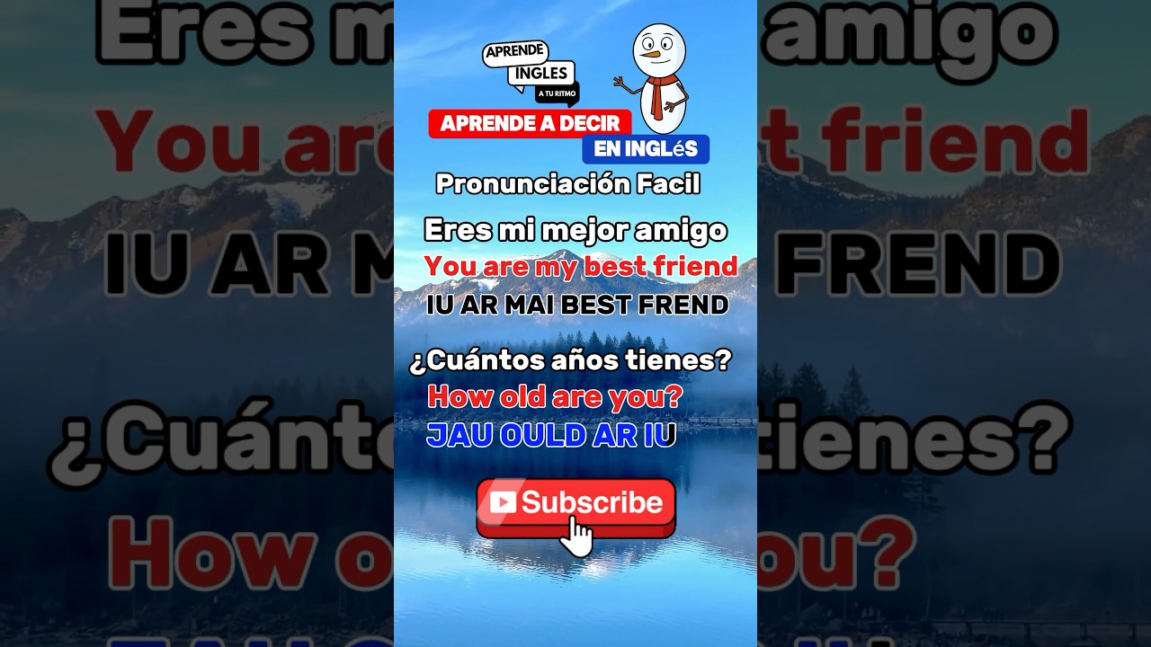 Aprende a Decir ‘Eres mi mejor amigo’ y ‘¿Cuántos años tienes?’ en ...