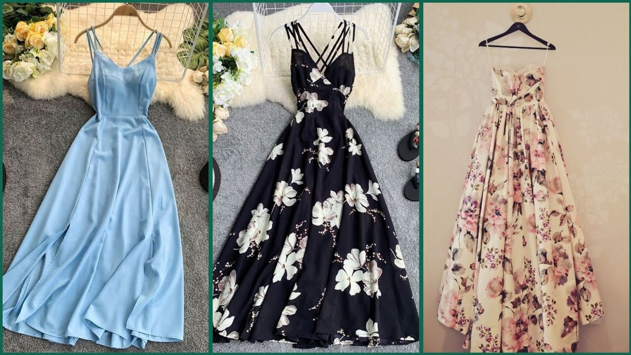 most stylish and trendy strips frocks for women/modern strips long and ...