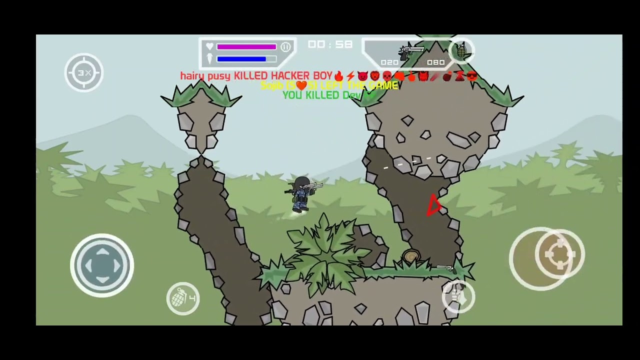 Mini Militia Gameplay 54 | Mini Militia - Doodle Army 2 | R1 Originals ...