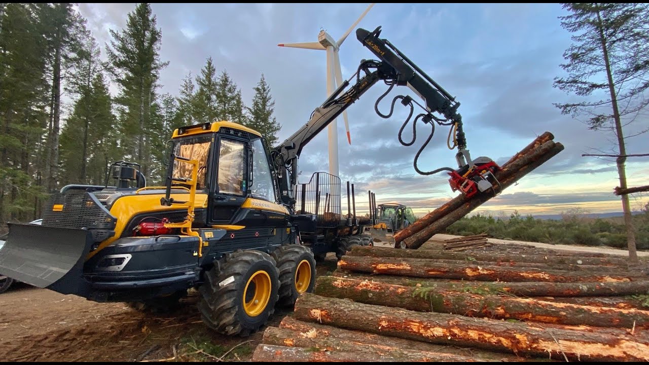 Delivery day of a NEW Ponsse Buffalo equipped with Nisula 500C ...