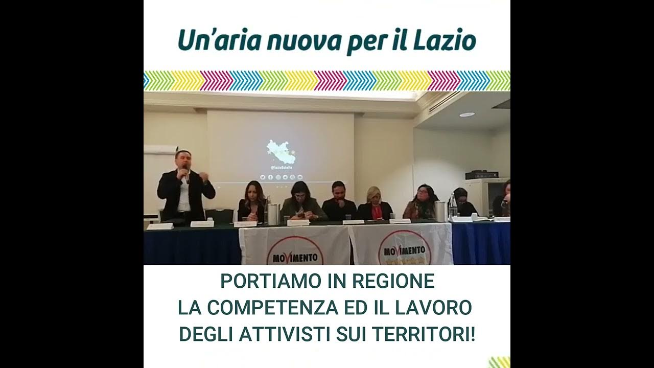 Osvaldo Agresti M5s - Elezioni regionali del Lazio - YouTube