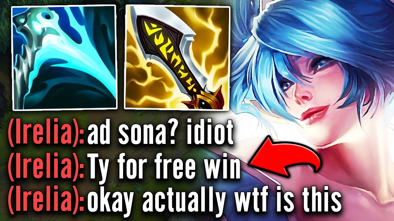 The enemy team thought I was trolling with AD Sona... and then I got a pentakill - YouTube