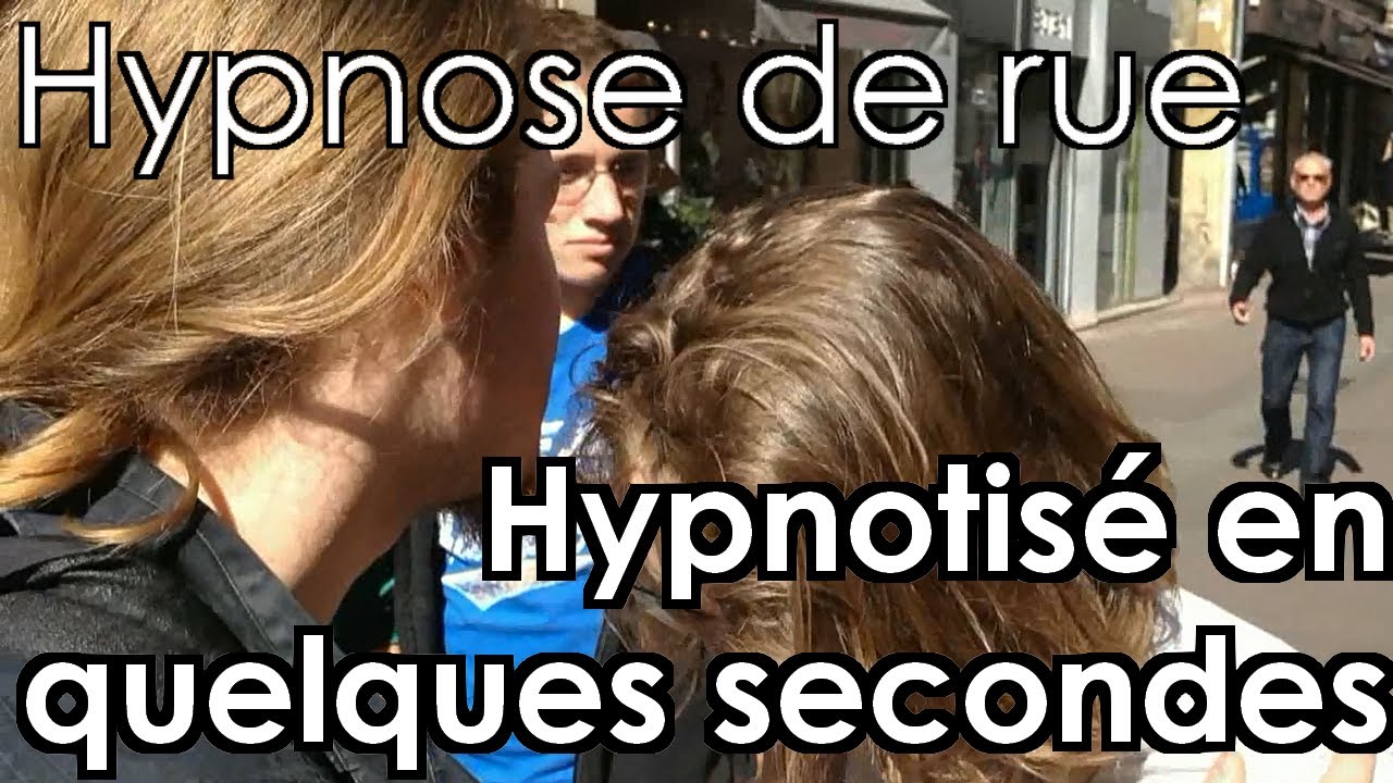 Hypnose de rue - Hypnotisé en quelques secondes! - YouTube