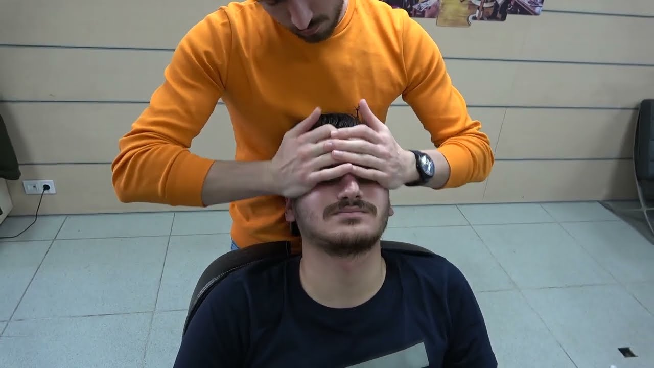 Asmr Turkish Barber Head Massage Face Massage And Back Massage Youtube
