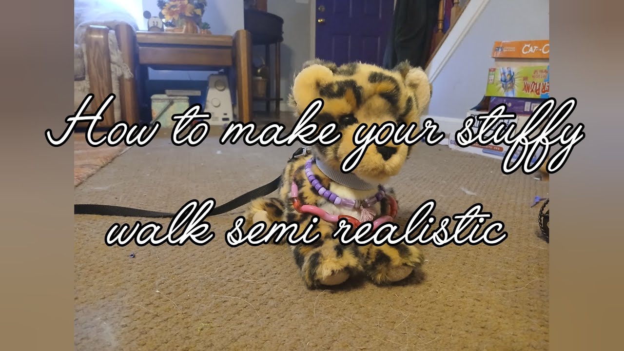 How to make your stuffy walk semi realistic | Tutorial - YouTube