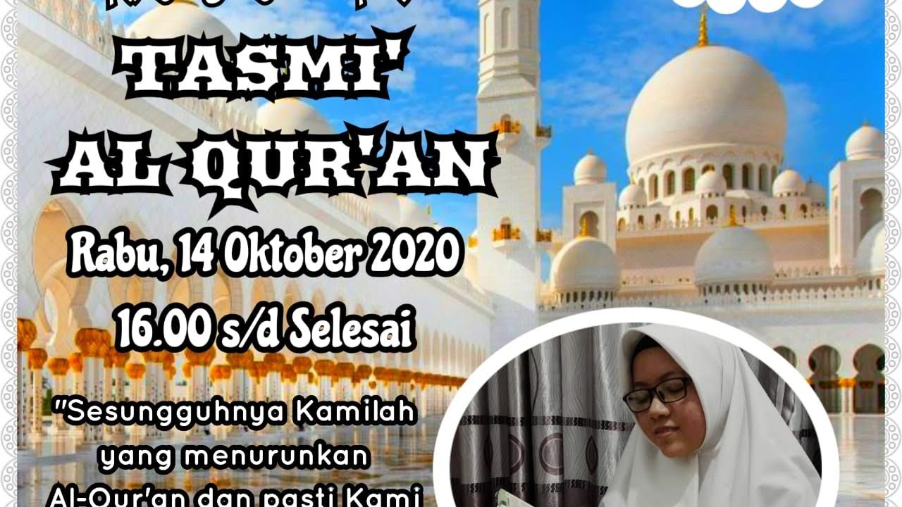 TASMI' AL QURAN SANTRI MAHAD RAHMANIYAH AL ISLAMY - YouTube