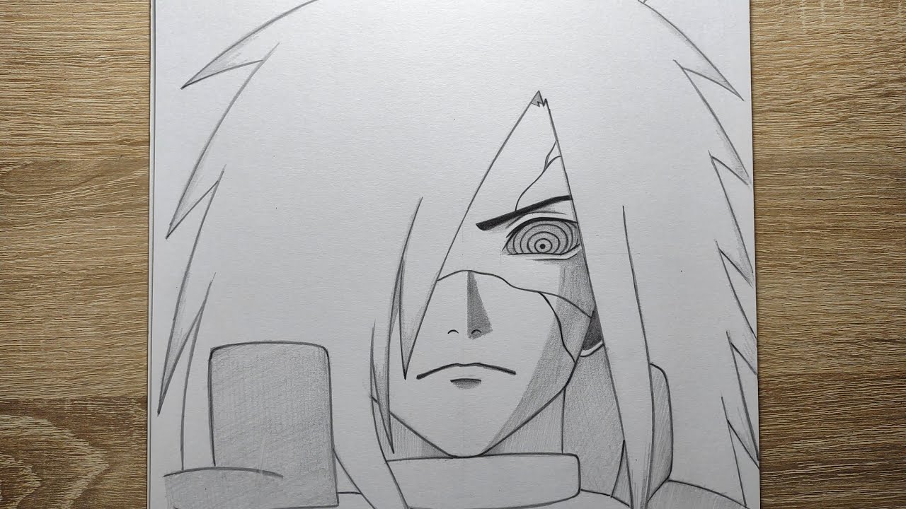 Drawing Madara Uchiha step by step | How to draw Madara easy - YouTube