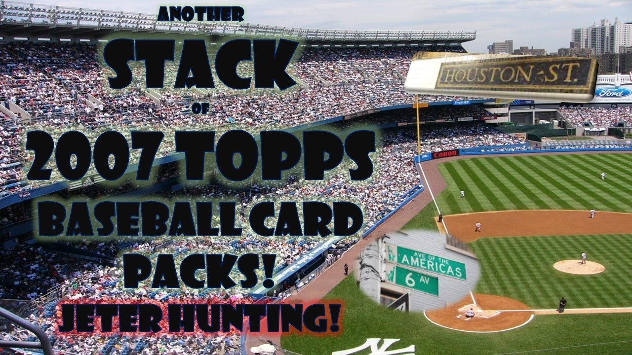 Stack of 6 2007 Topps Baseball Card Packs Hall of Famers # ...