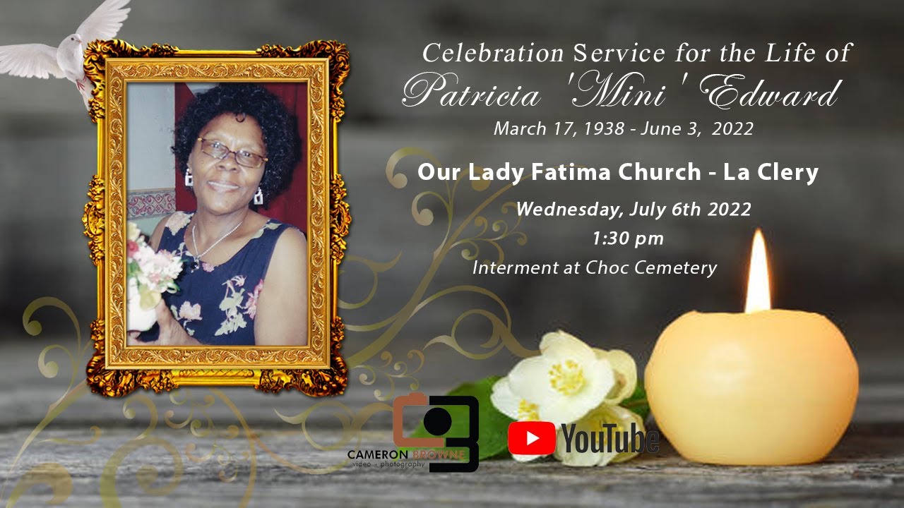 A Celebration for the Life of Patricia 'Mini' Edward - YouTube