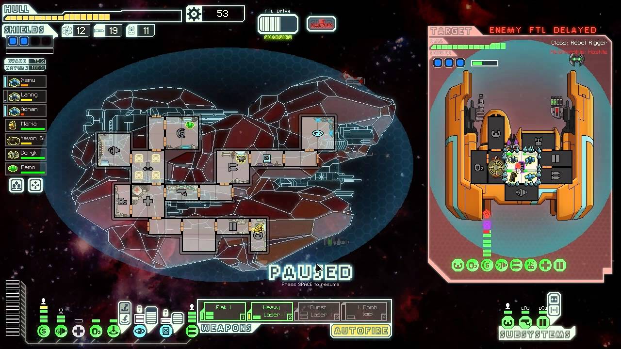 FTL: Advanced Edition - Full Walkthrough #22 - Crystal Cruiser B ...