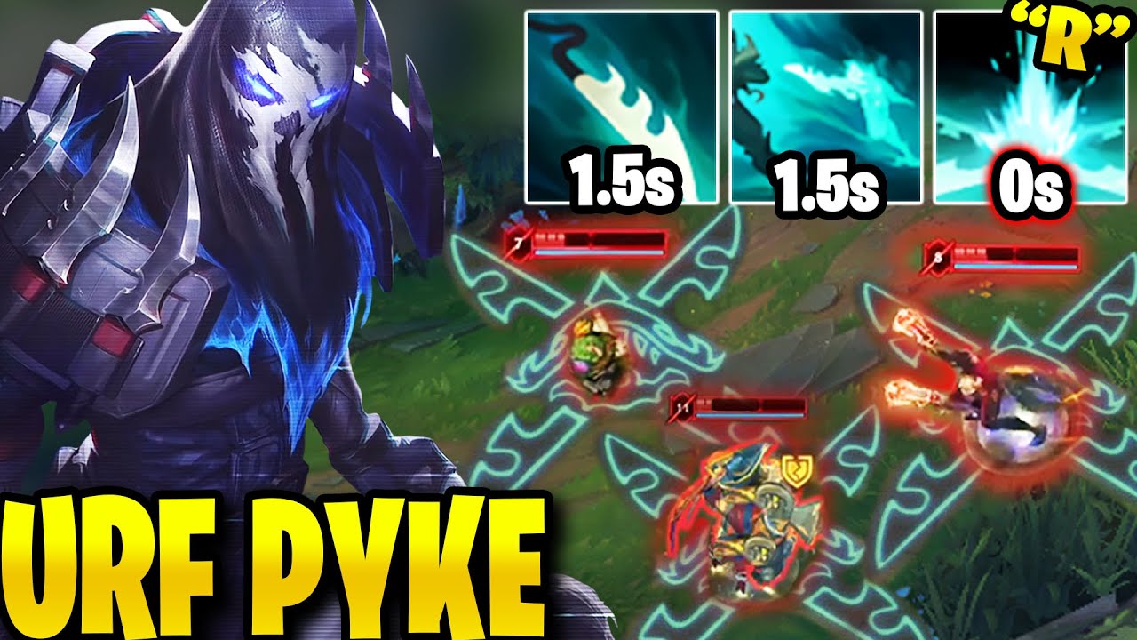 Urf PYKE Ama 0 SANİYE Ultisi 😍 | 1 Kişiyi 2 Ulti İle Kesiyorum ...