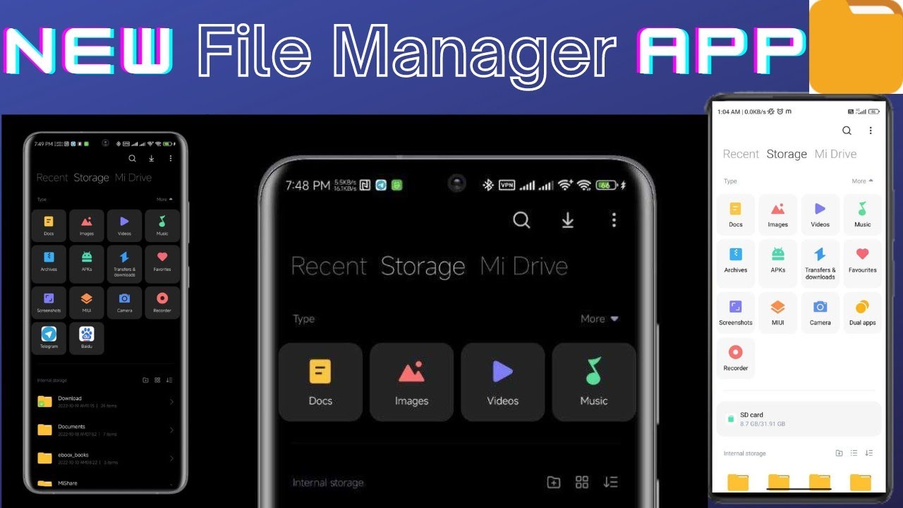 MIUI File Manager New App Update Released | New UI And Features | # ...