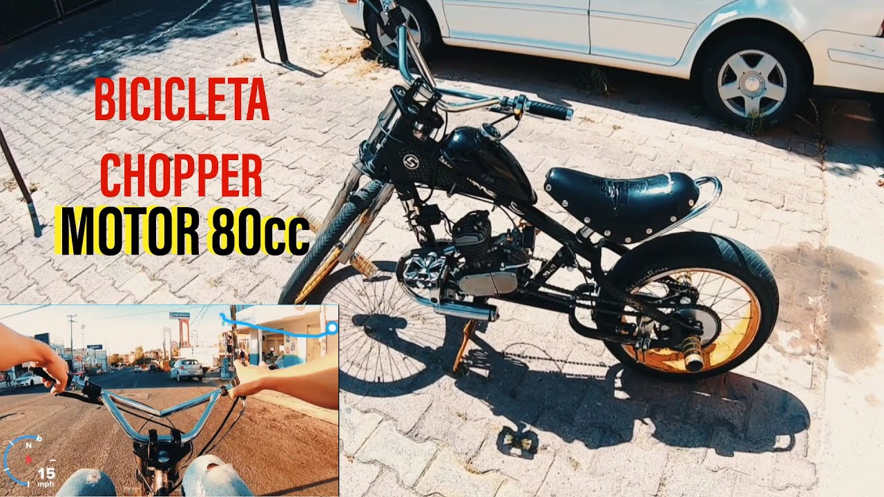 Bicimoto Chopper 80cc 🔥 ASÍ ES MANEJARLA!! 2021 TONALA JALISCO - YouTube