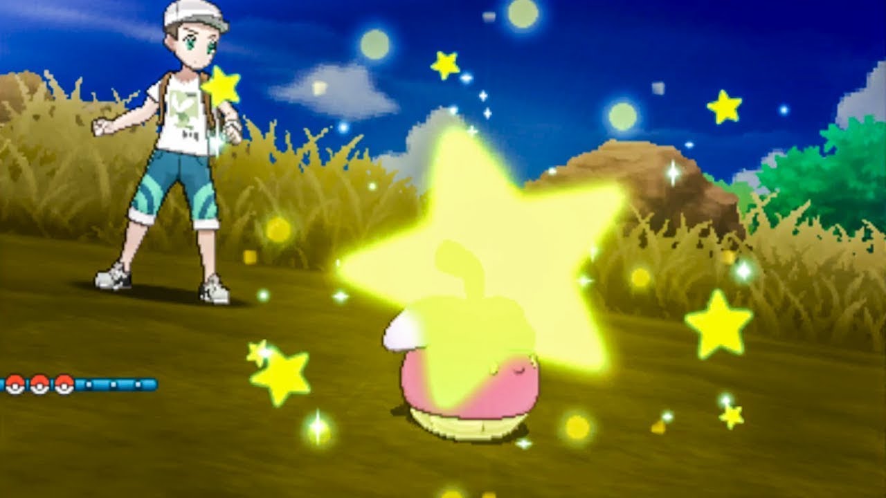 SHINY Bounsweet in Pokemon Sun and Moon - YouTube