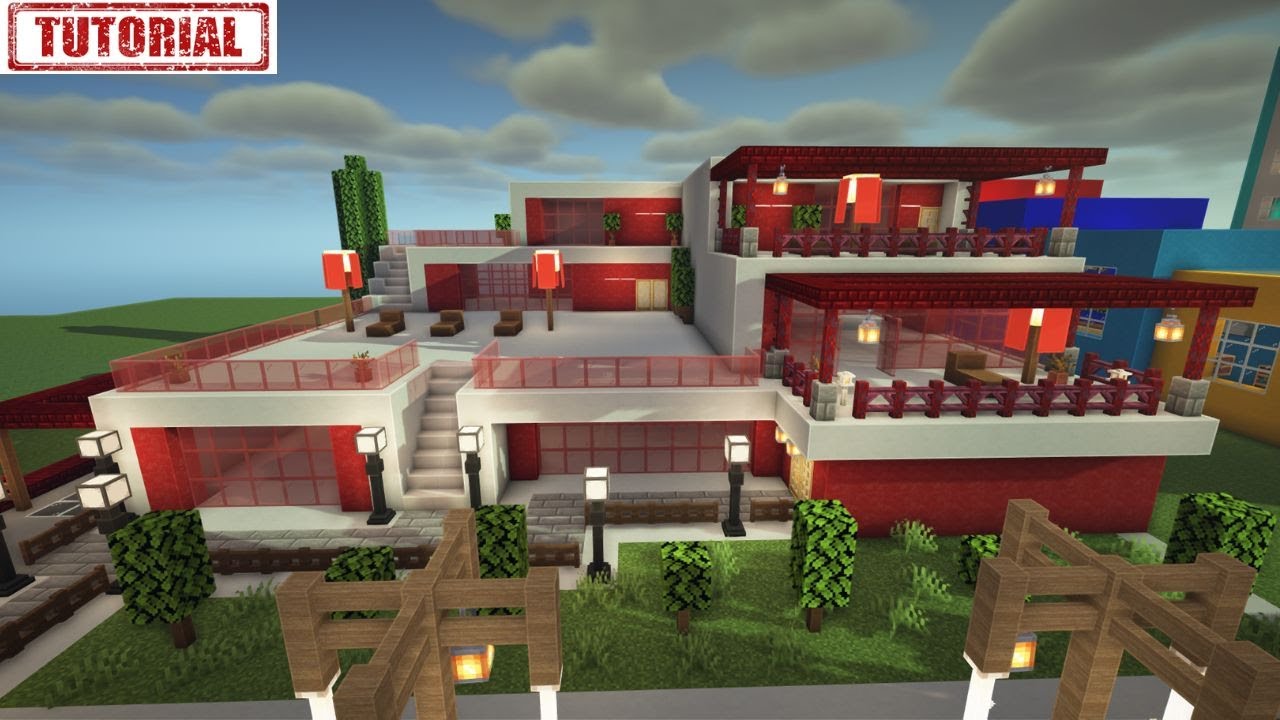 Minecraft: How to Build a Modern House Tutorial (Easy) #44 Interior in ...