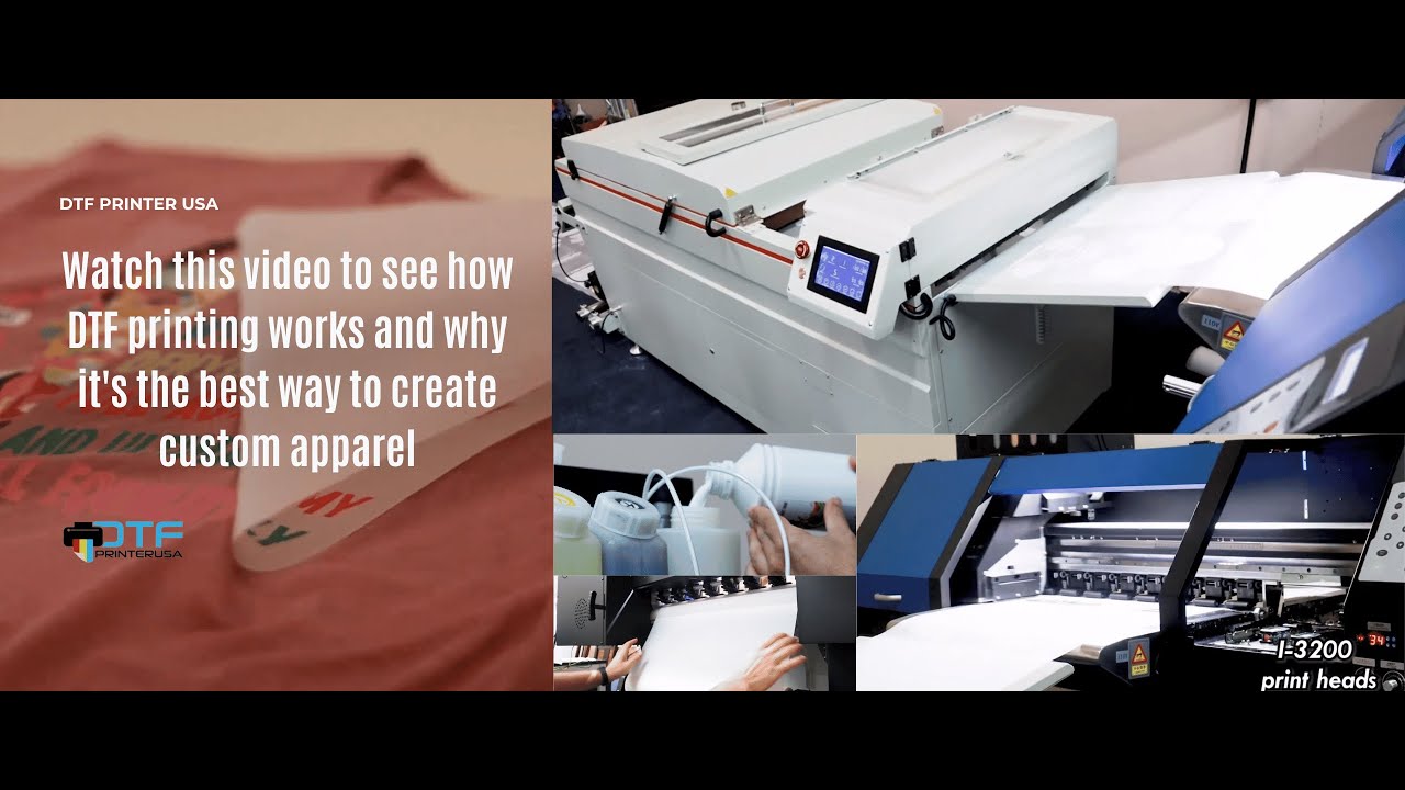 DTF Printer USA A Closer Look at Our Process - YouTube
