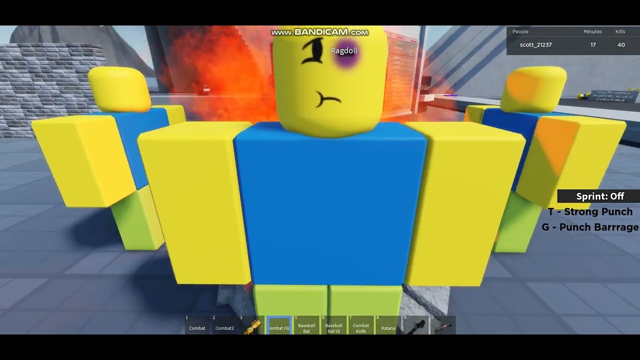 roblox beat up noobs ⚰️ - YouTube