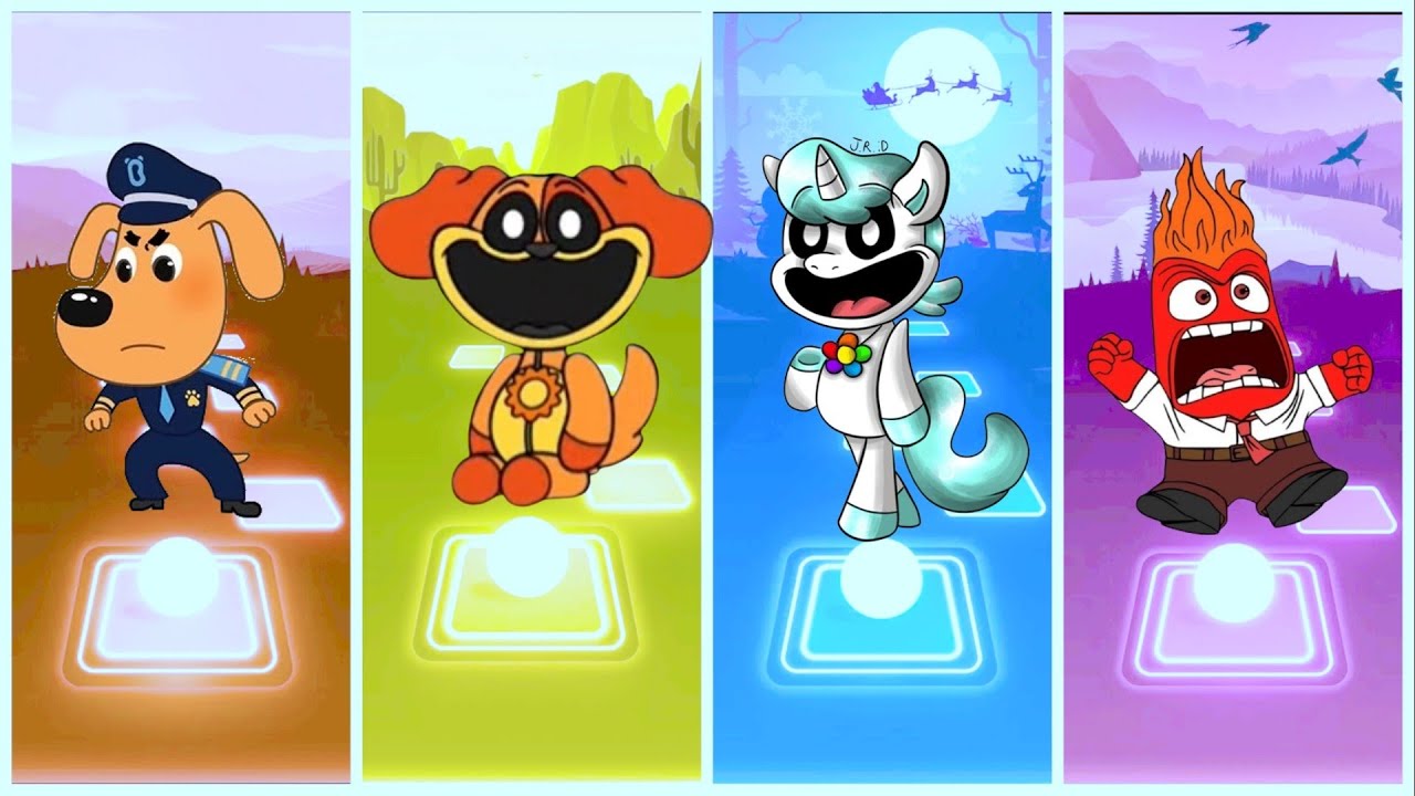 SHERIFF LABRADOR 🆚 DOG DAY EXE 🆚 CRAFTY CRON EXE 🆚 INSIDE OUT 2 TILES ...