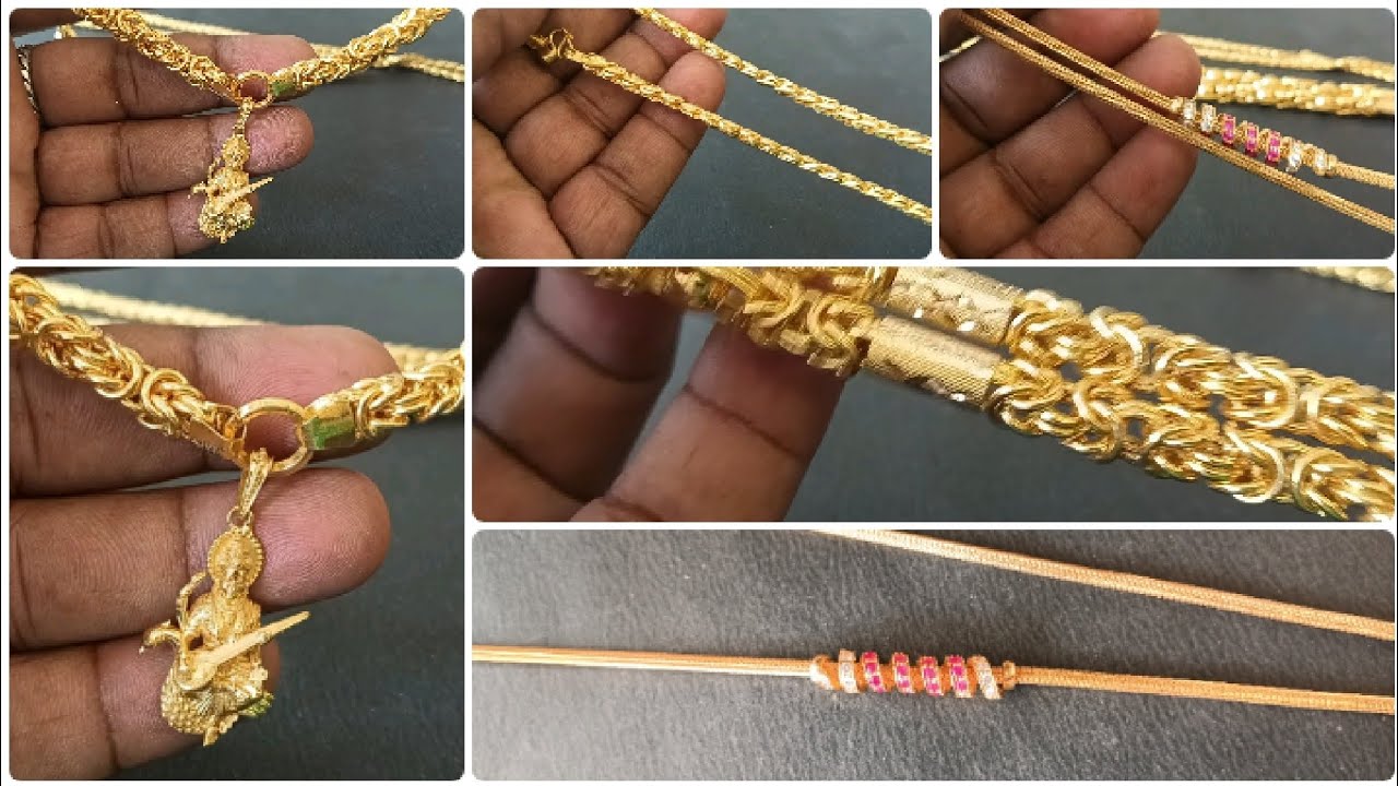 Gold Chain Design | Handmade Chain - YouTube