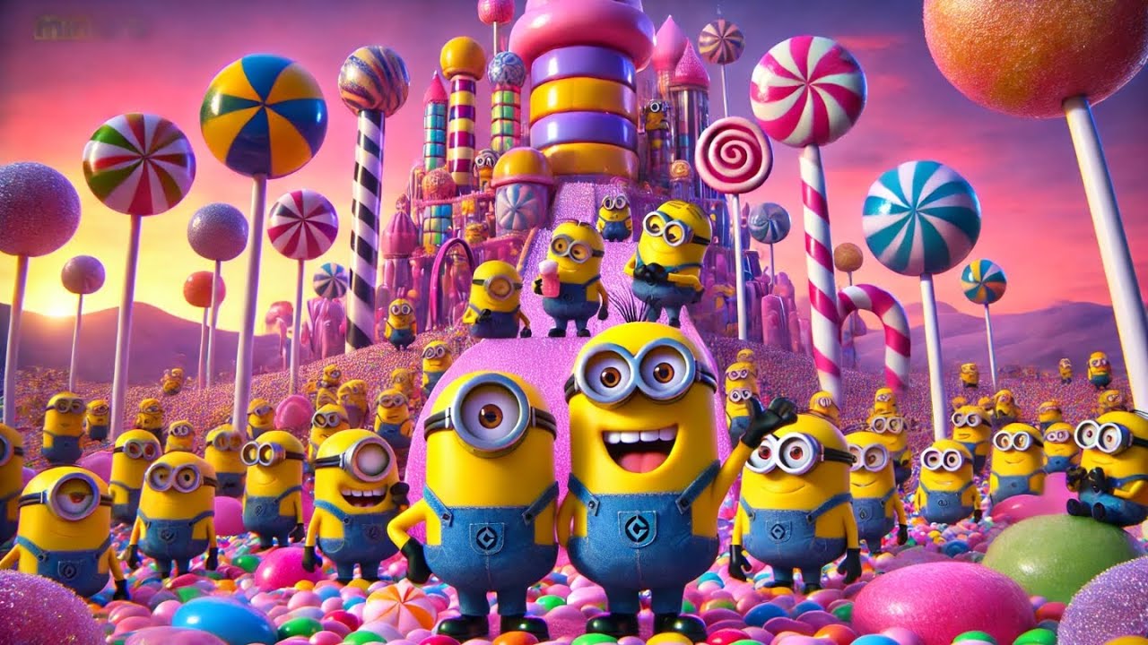 Minions' Sweet Adventure in Candy Land - YouTube