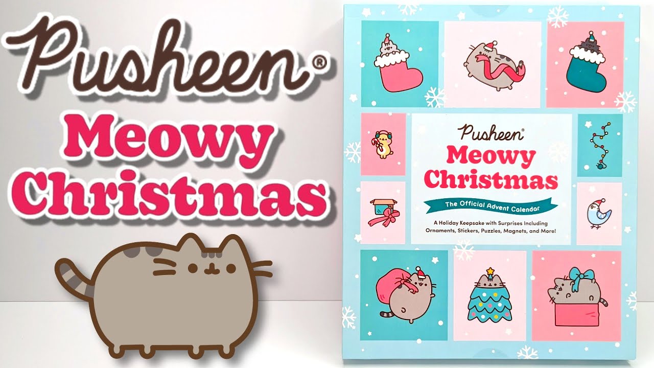 Pusheen Christmas Advent Calendar 2024 Unboxing - No Talking ASMR - YouTube