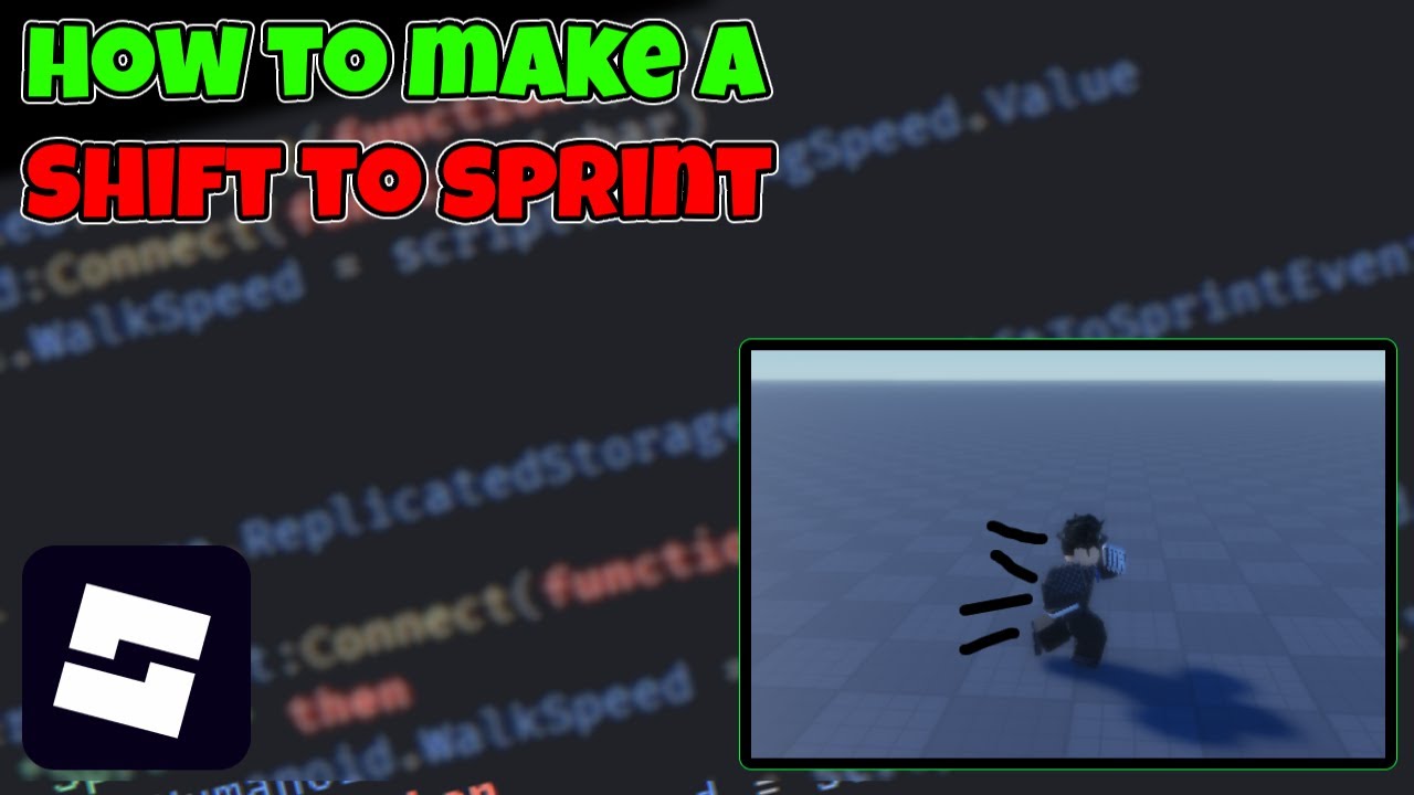 How to make a SPRINT SYSTEM🛠️ Roblox Studio Tutorial (2025!) - YouTube