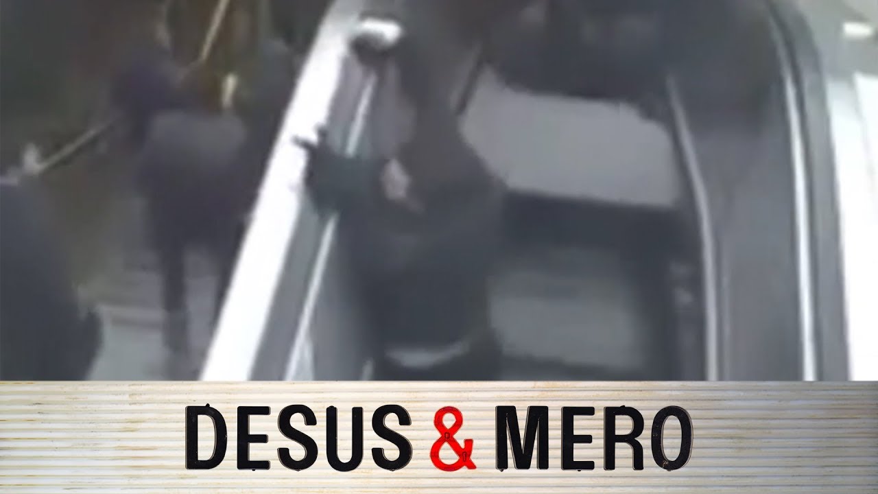 Subway Escalator Collapse - YouTube