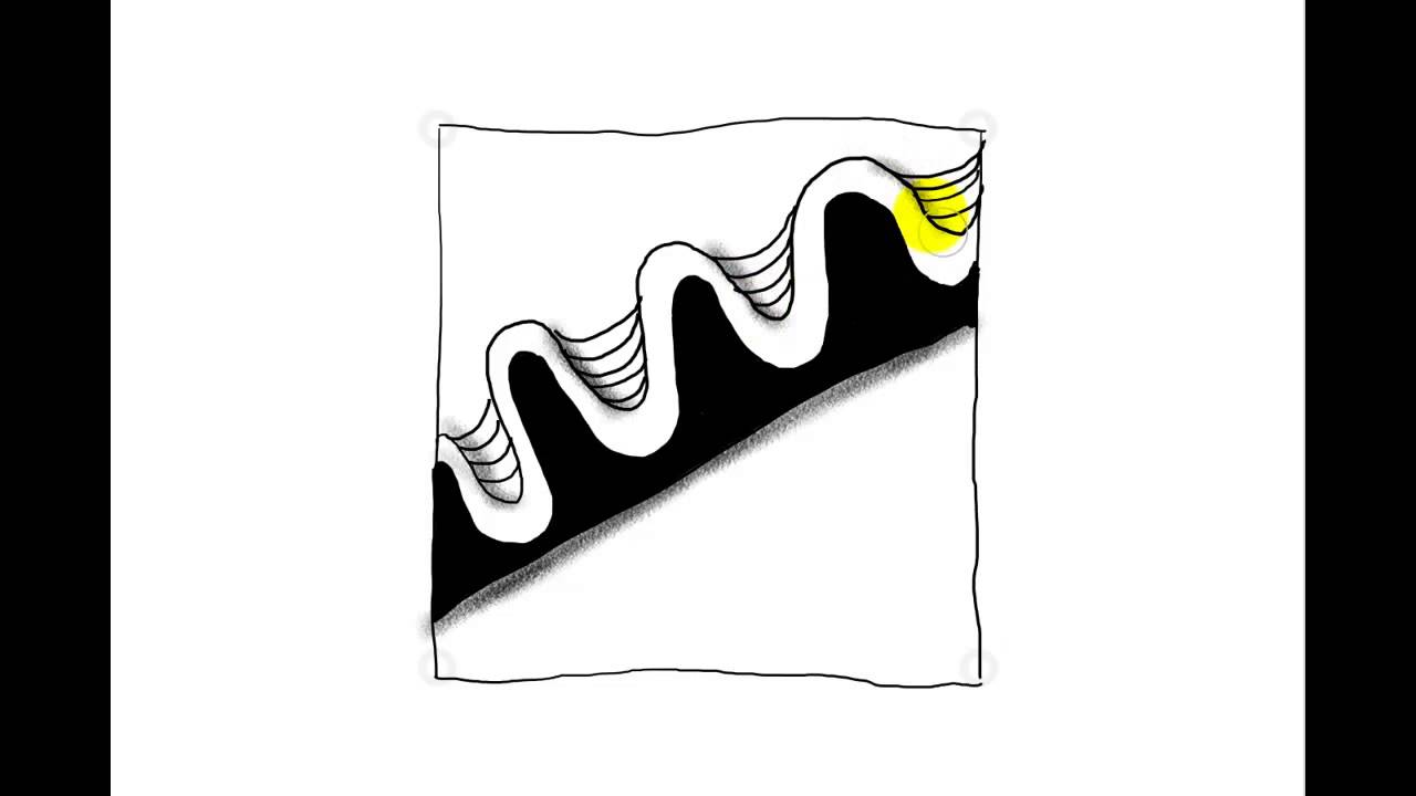 Zentangle Patterns | Tangle Patterns? - Wavy border - YouTube