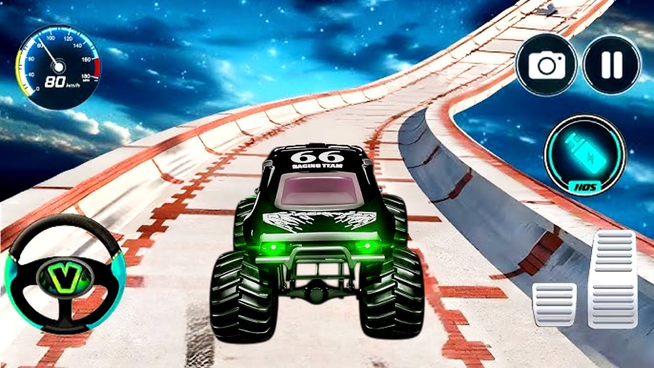 Monster Truck Simulator | Monster Truck Stunt Mobile Game 3D – Android ...