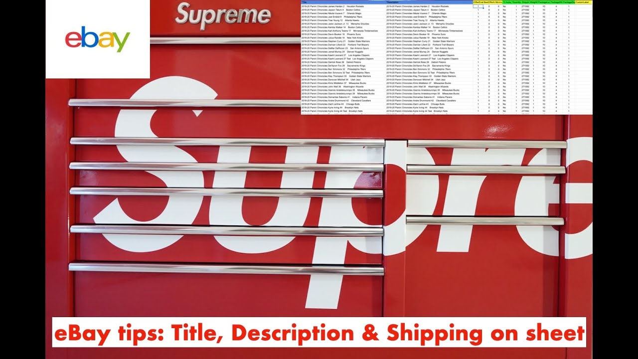 eBay tips: Title, Description & Shipping additions to the template ...