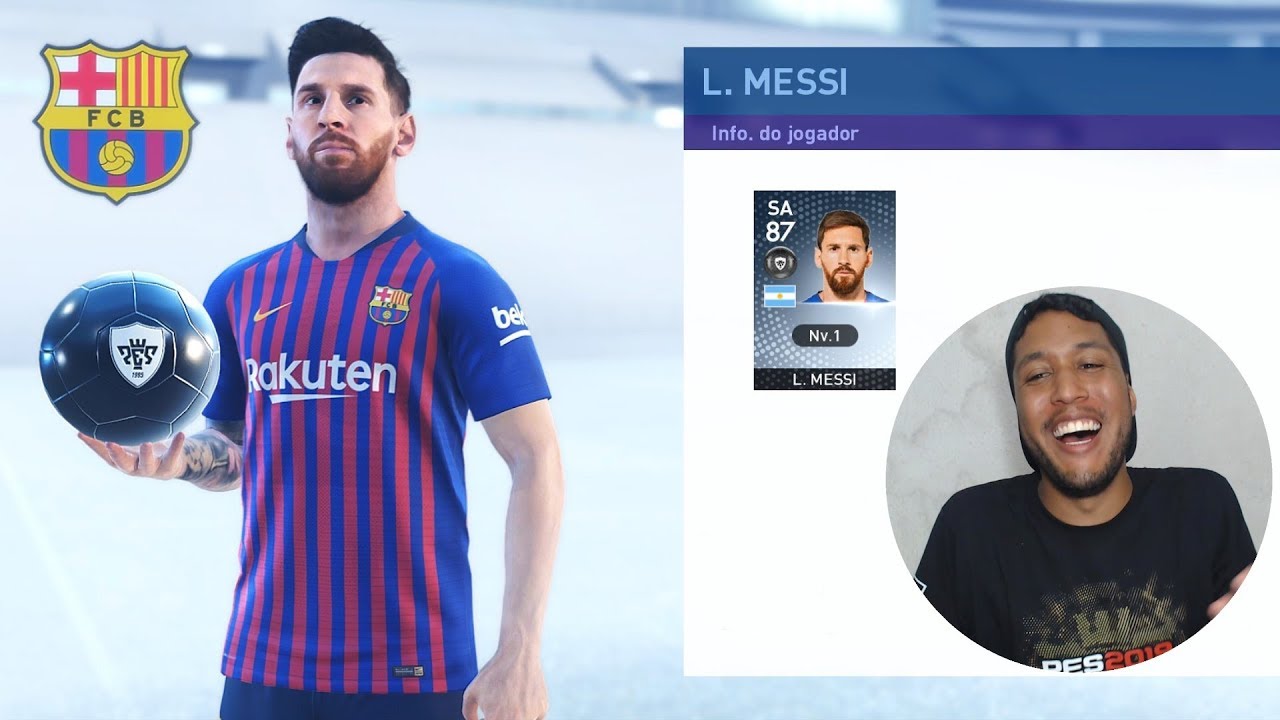 MESSI DE NOVO NO PACK OPENING !!! - PES 2019 myClub - YouTube