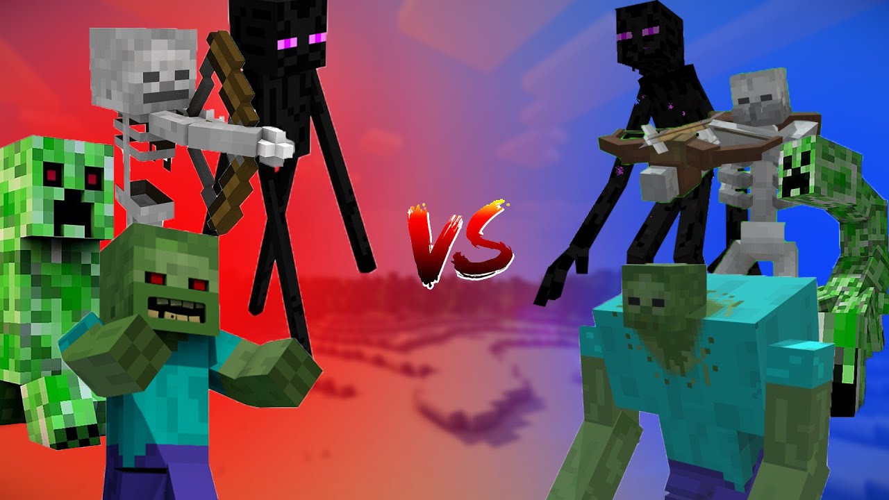 1 MUTANT MOB vs 200 MOBS | Minecraft Mob Battle - YouTube