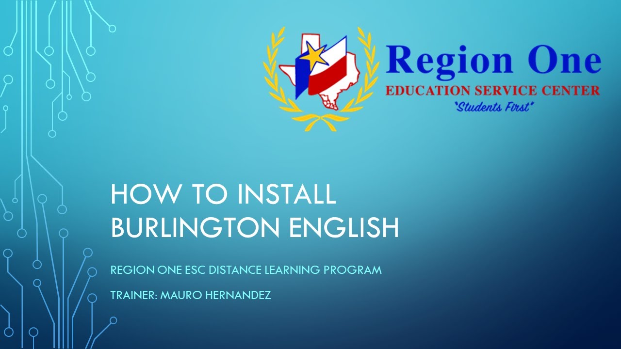 Burlington English Tutorial - YouTube