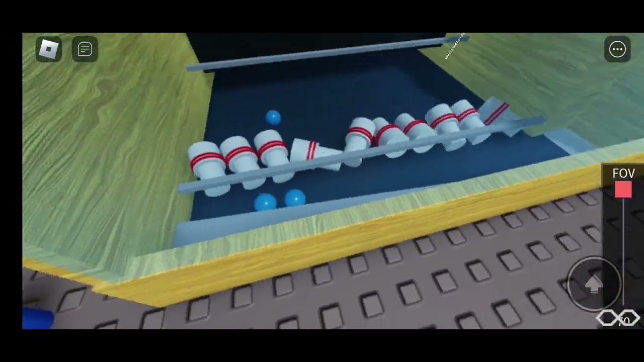 Made a custom type of bowling on Roblox (Cup-Pin Bowling) - YouTube