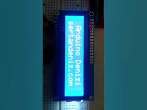 Arduino ile LCD Ekrana Yazı Yazdırma - YouTube