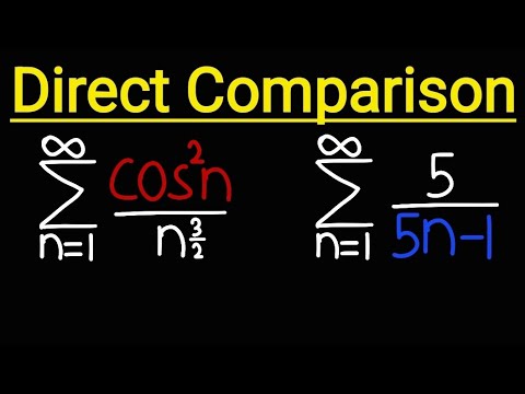 Direct Comparison Test | Convergence & Divergence I Calculus - YouTube
