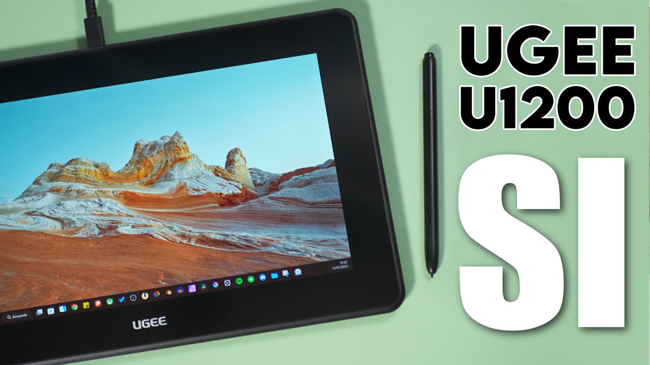 ¿Es recomendable una tableta gráfica de pantalla TAN BARATA? UGEE U1200 ...