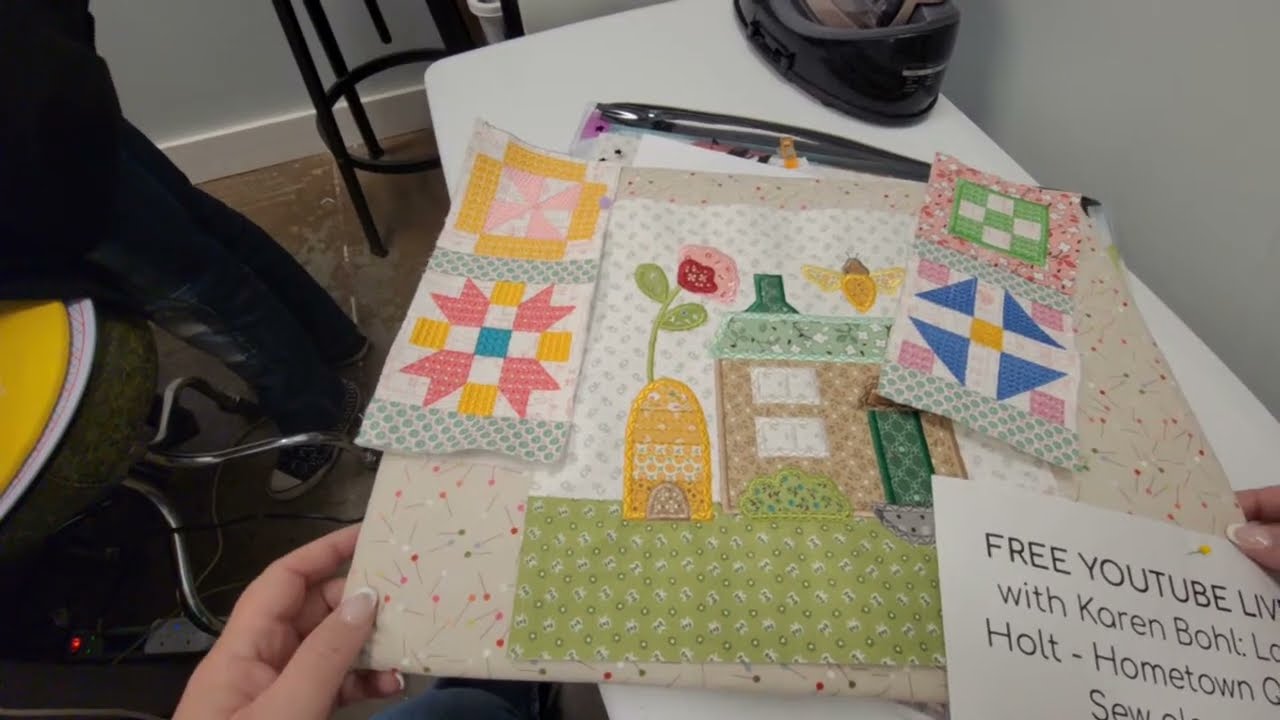 A1 Vacuum & Sewing: Lori Holt Hometown Quilt Beehive Block w/ Karen ...