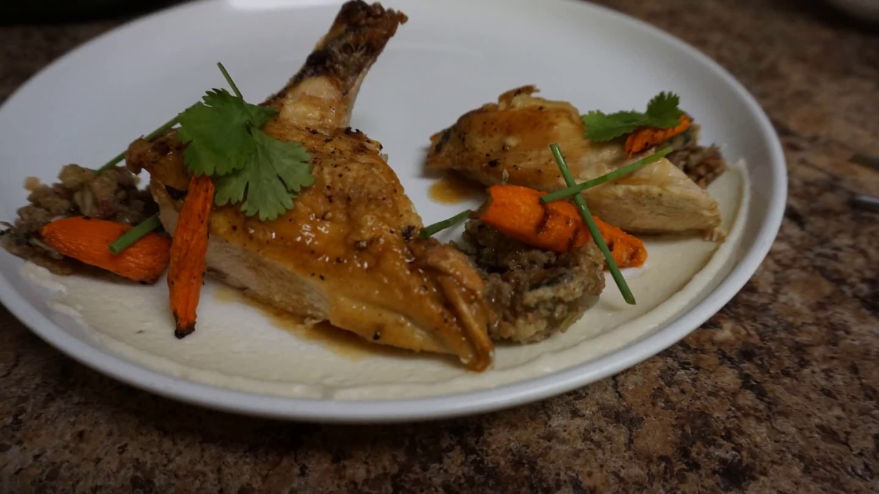 Roasted Chicken and Garlic Bread Pudding....Pudding? - YouTube