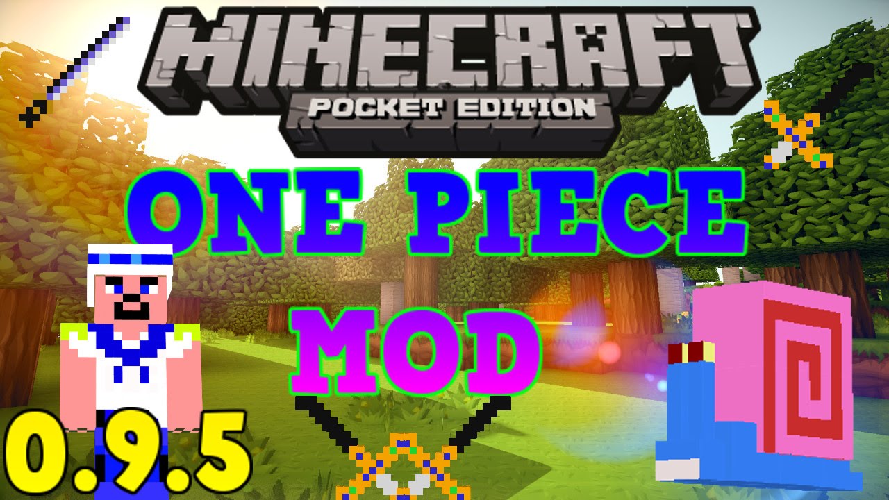 The One Piece Mod Minecraft PE 0.9.5 (DOWNLOAD) - YouTube