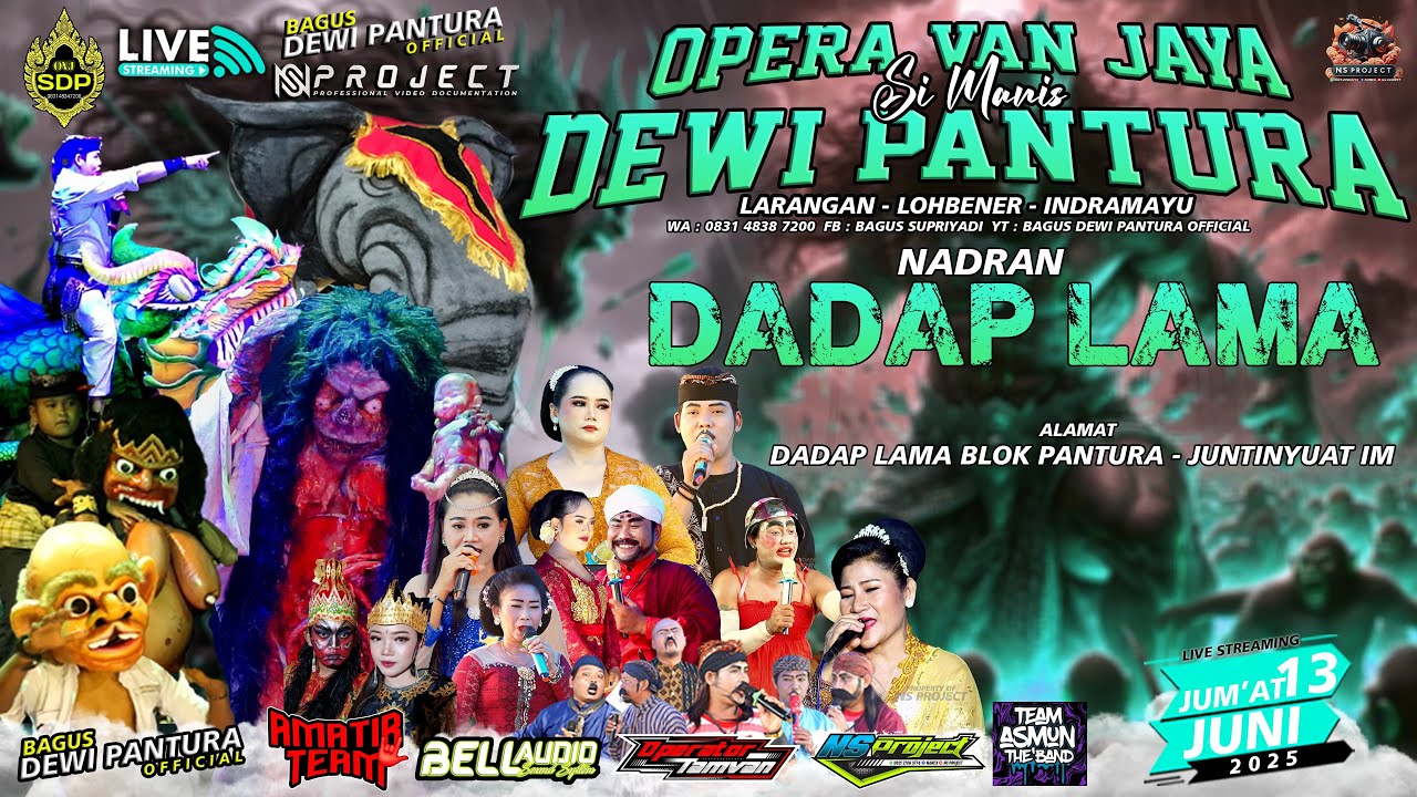 🔴LIVE SANDIWARA { DEWI PANTURA } PESTA LAUT " DADAP LAMA" || DADAP LAMA ...