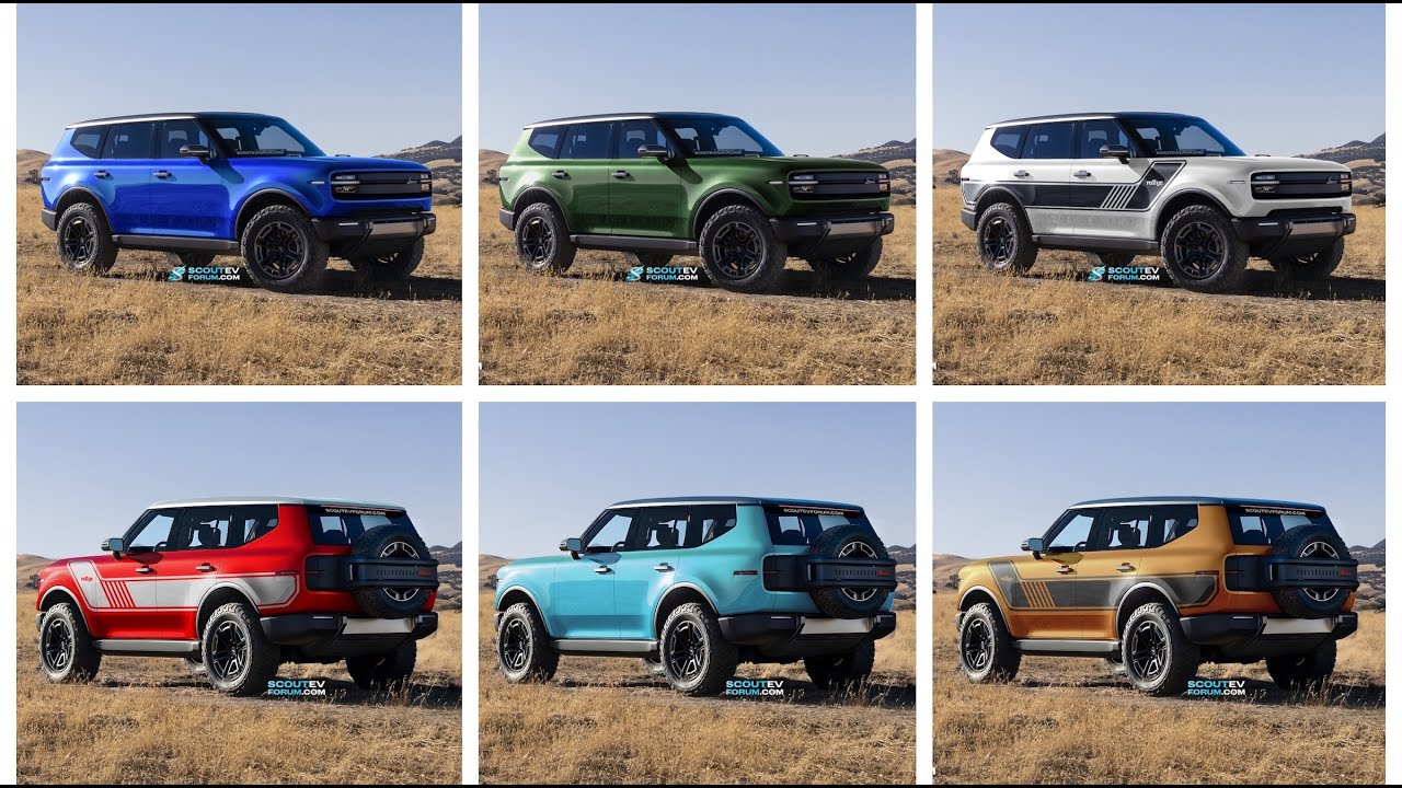 Scout Motors Traveler Colors & Rallye Stripes Preview by Scoutevforum ...