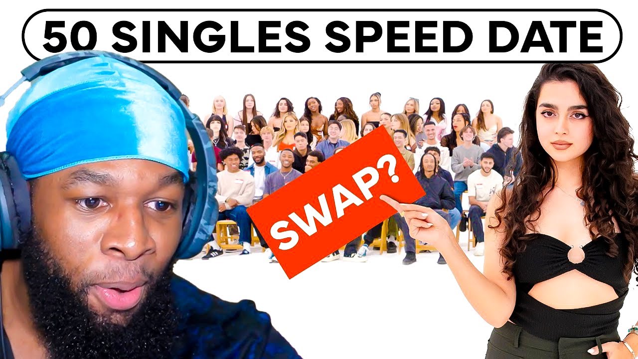 Shea Ventures Reacts to 50 Singles Speed Date in Front of Strangers - YouTube